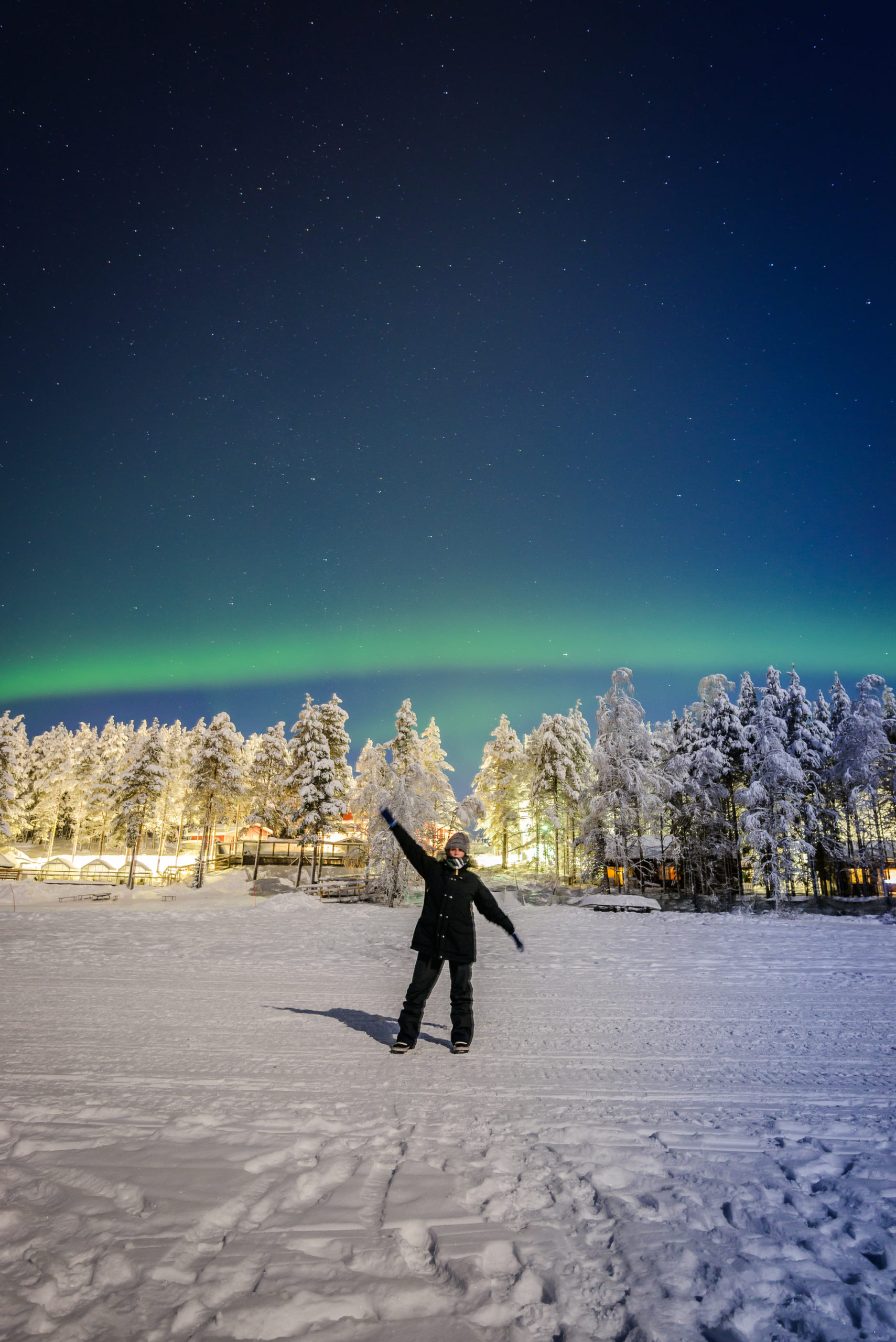 Jenny Diab, guide française à Levi en Laponie Finlandaise